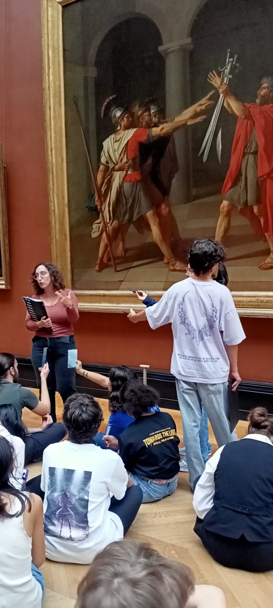 Les élèves d'Histoire des arts visitent le Louvre | Lycée Descartes ...